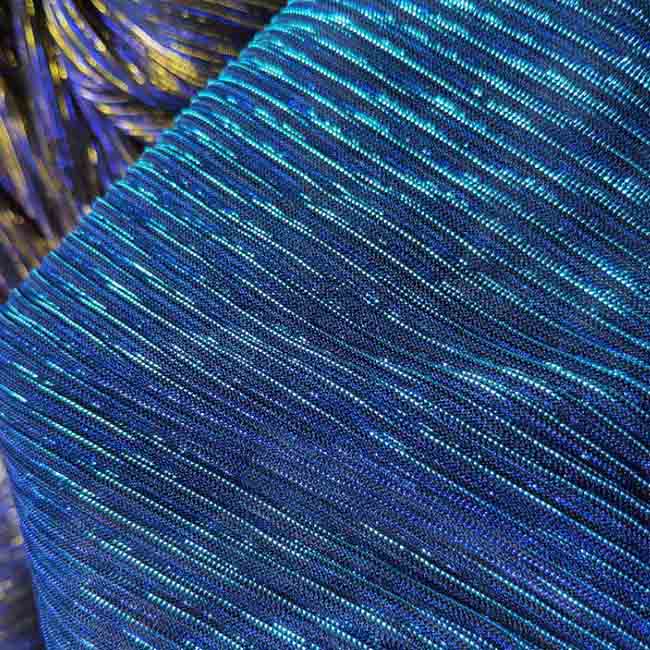 pleated glitter lurex fabric - Ruzhou Yunfan Textile